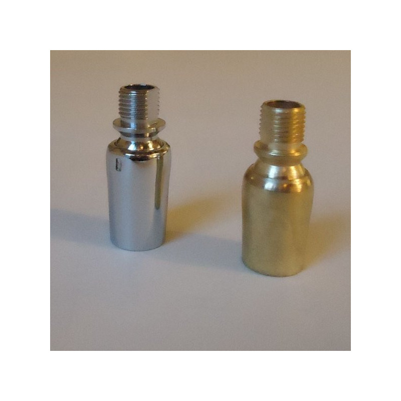 Rotule chrome pour lampes et luminaires